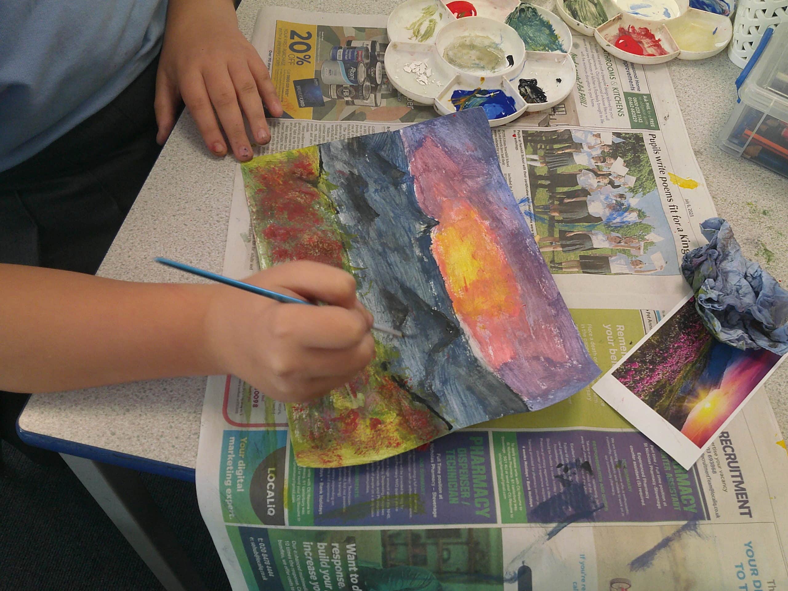 Beautiful landscapes - Pirton School