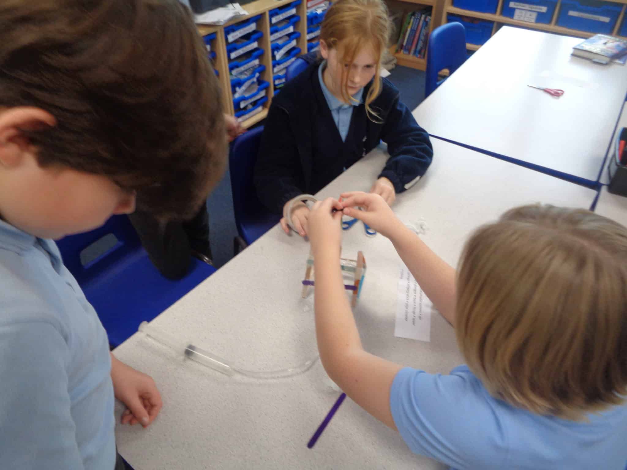 Exploring pneumatic systems! - Pirton School
