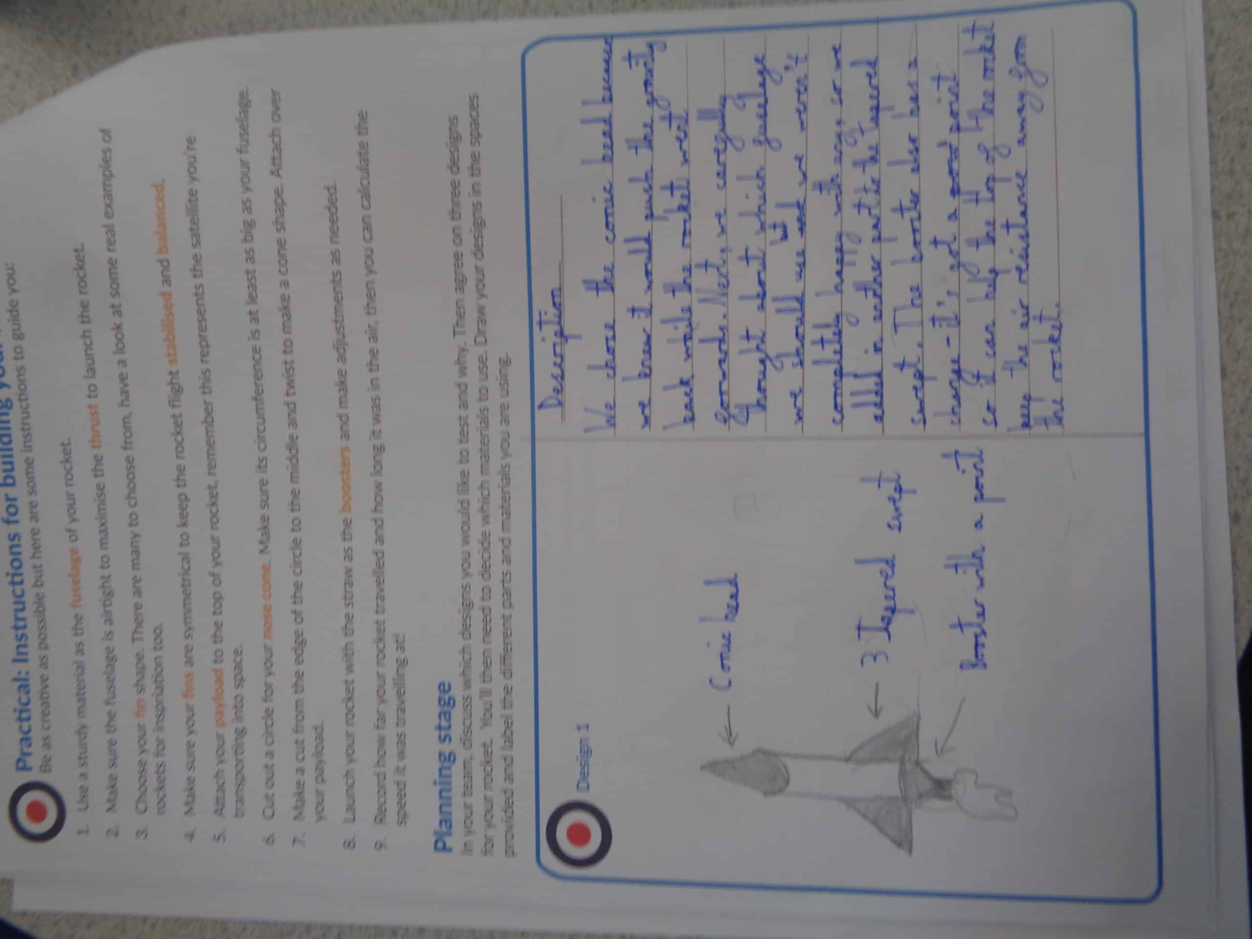 STEM Space Workshop - Pirton School