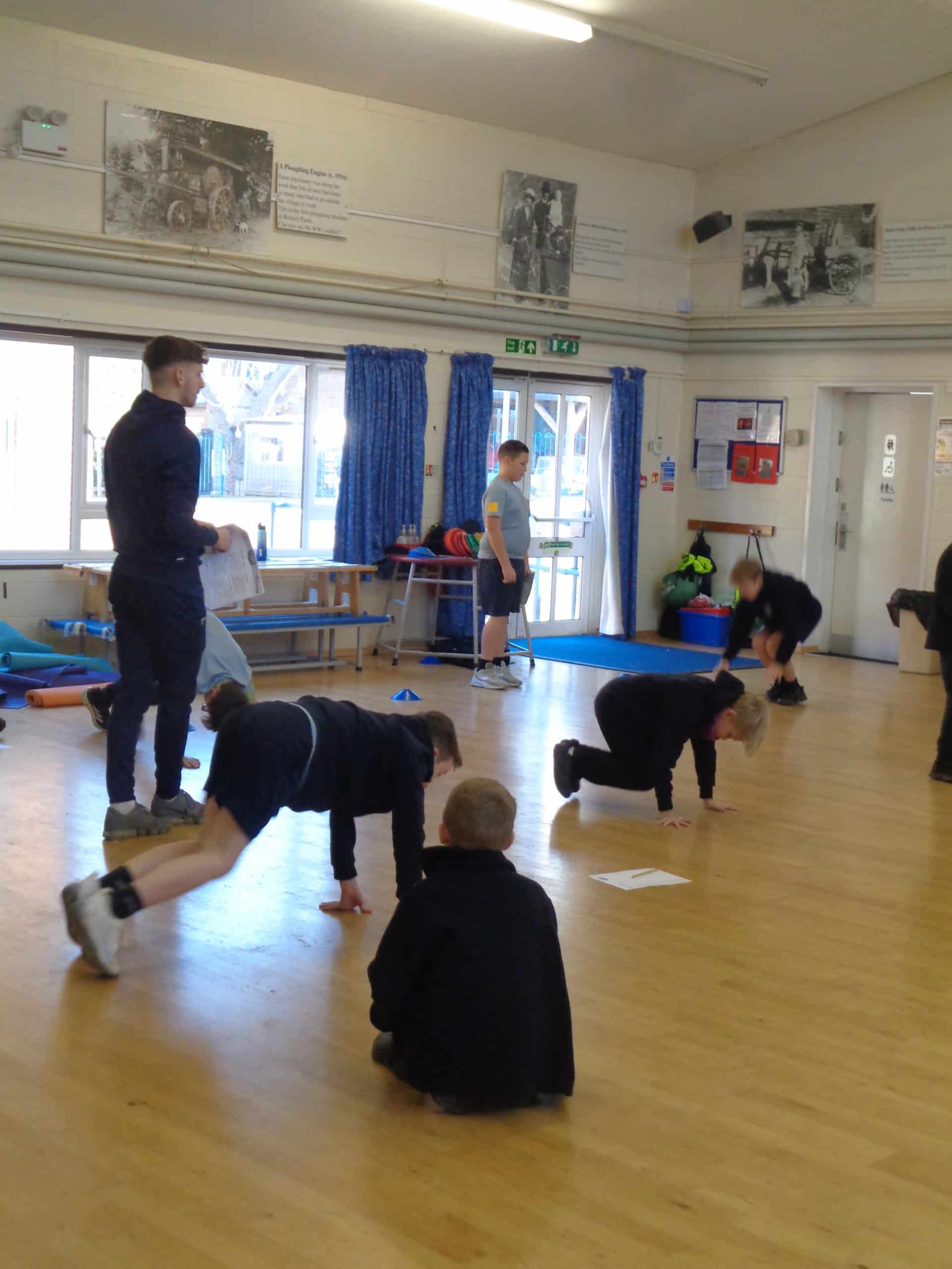 Owls Wow Fitness session - Pirton School